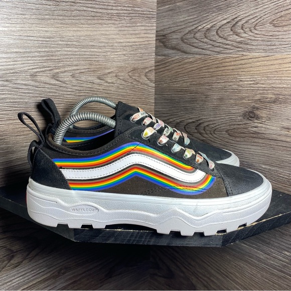 Vans | Shoes | Vans Sentry Old Skool Wc Pride Lgbt Black White Rainbow ...